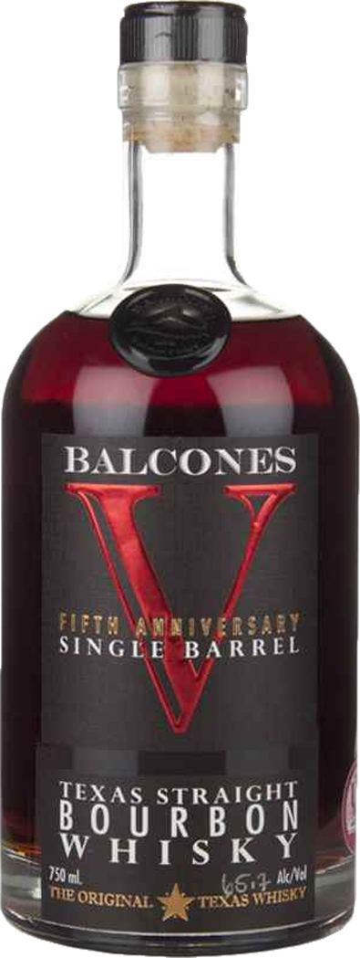 Balcones Distilling V-5th Anniversary Single Barrel Straight Bourbon W ...