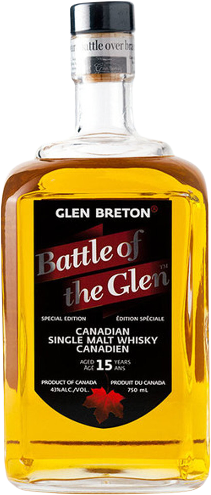Glen Breton Battle of the Glen 15 Years Old Canadian Single Malt Whisk ...