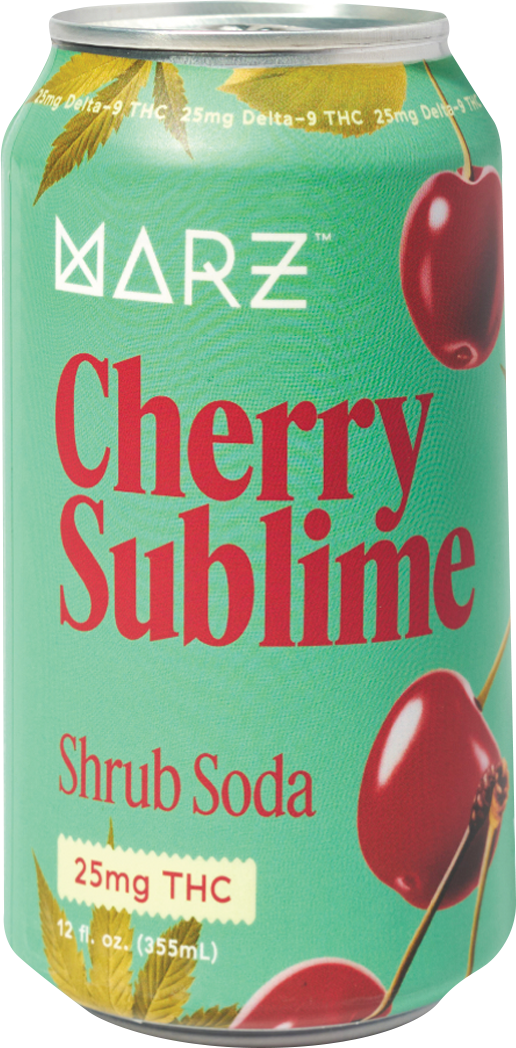 Marz Cherry Sublime THC Shrub Soda 4-Pack (1.42L) » Buy Online 🥃 – Flaviar