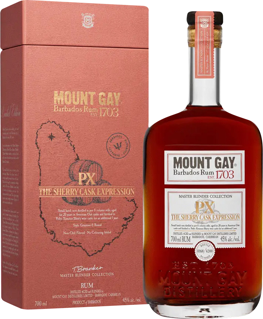 Mount Gay The Sherry Cask Expression PX Rum (700mL) » Buy Online 🥃 ...