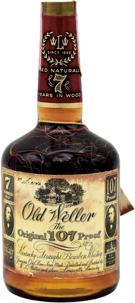 Old Weller Original 107 Proof 'Gold Vein' 1979 Release Straight Bourbo ...