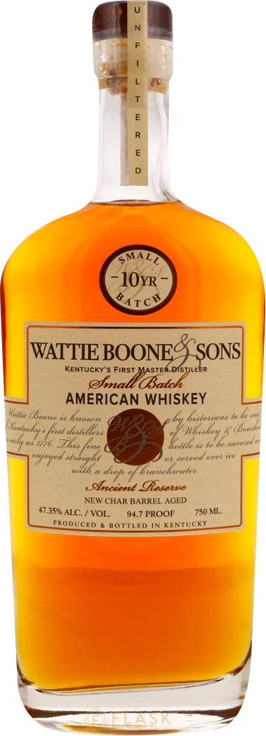 Wattie Boone & Sons Ancient Reserve 10 Year Old American Whiskey » Buy ...